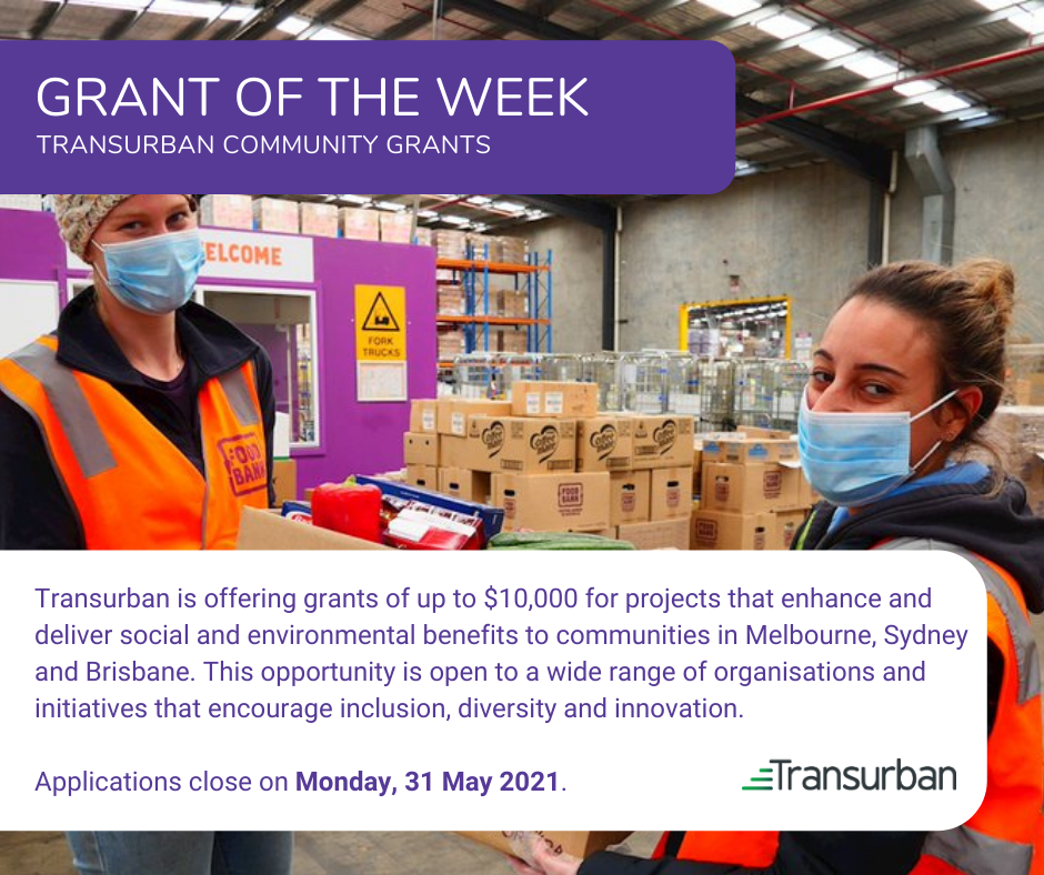 Latest Australian Community Grants