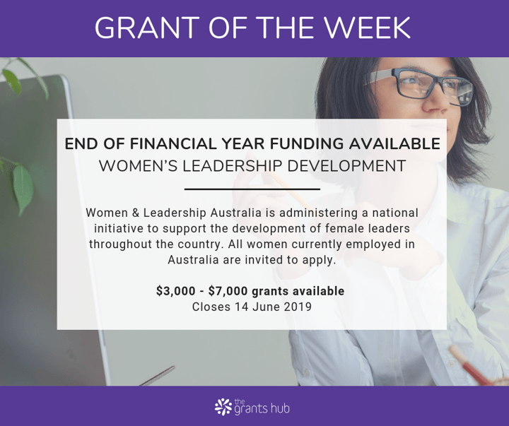 Women's Leadership Development Grant - Last Chance! — The Grants Hub